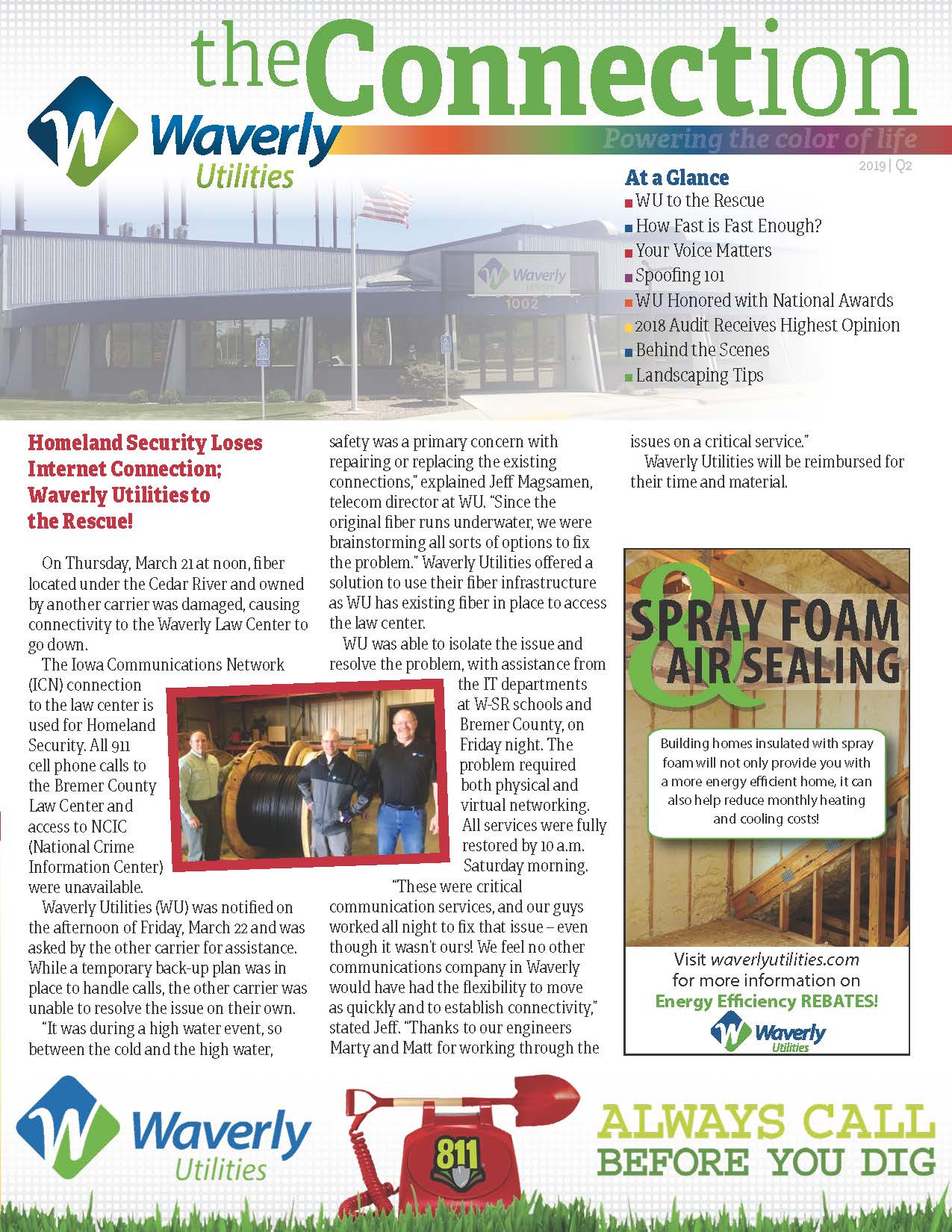 Second Quarter 2019 Newsletter - Waverly Utilities