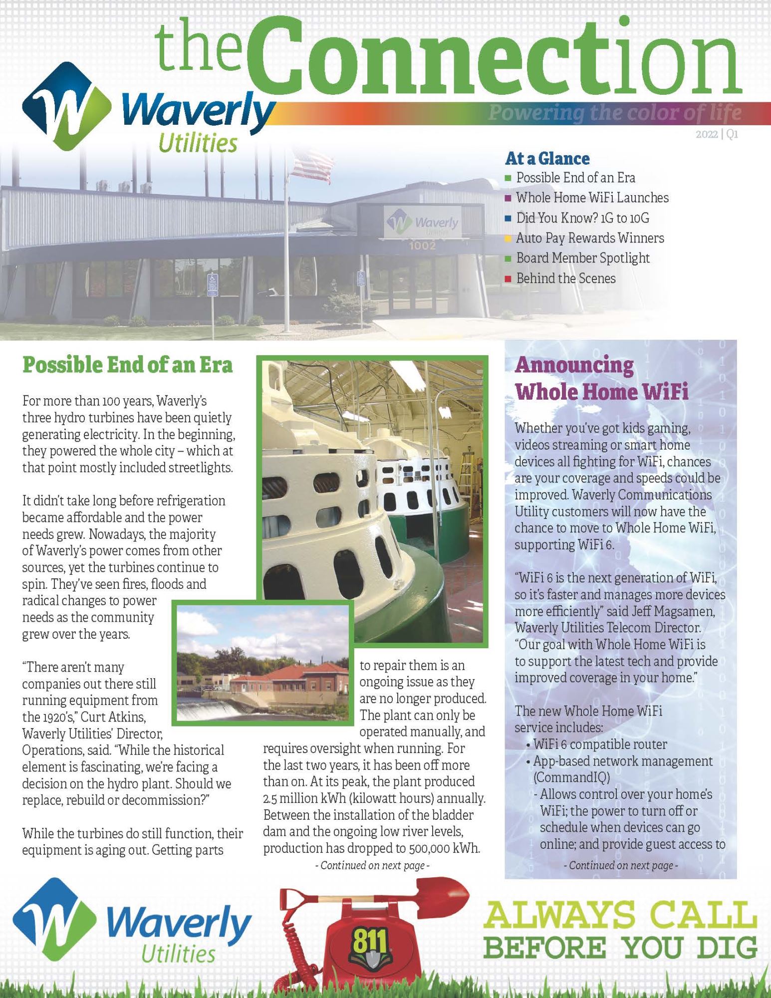 First Quarter 2022 Newsletter - Waverly Utilities